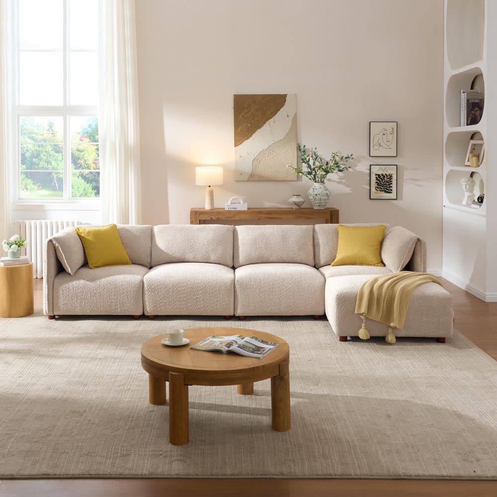 CHRISTOPHER KNIGHT HOME Sigrid 126 in. Pillow Top Arms 5-Piece ...