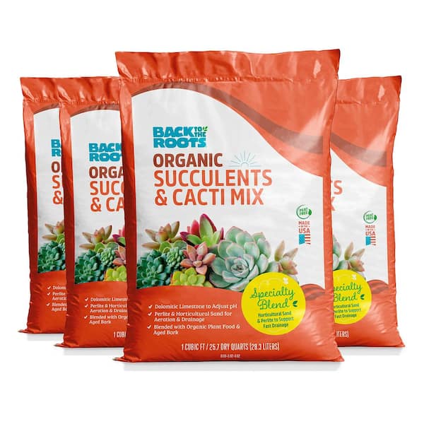Reviews for Back to the Roots Organic Succulent Mix Soil (4 1 cu. ft ...