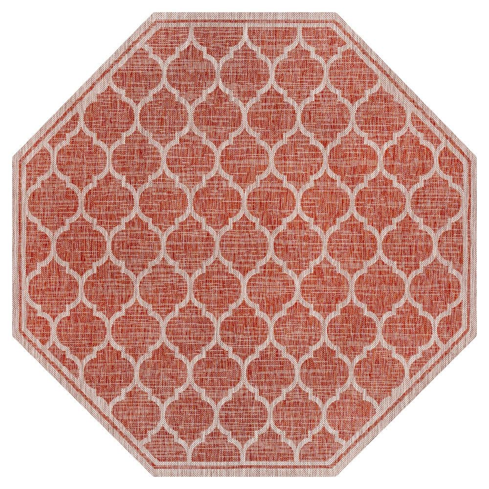 Reviews for JONATHAN Y Trebol Moroccan Trellis Textured Weave Red/Beige ...
