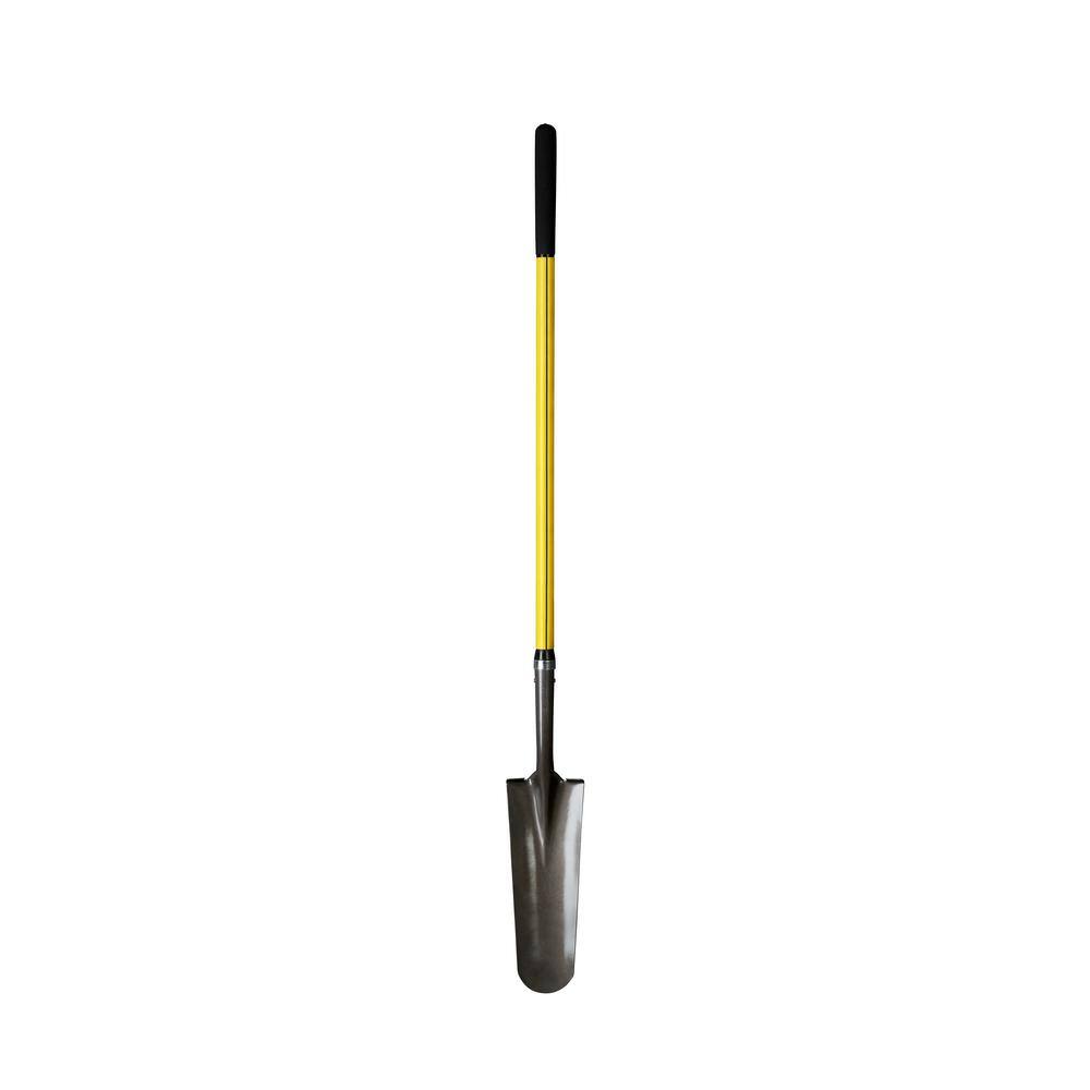 Nupla 48 in. Fiberglass Handle Industrial Grade 14-Gauge Hollow Back ...
