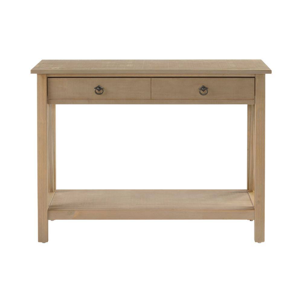 Have a question about Linon Home Decor Titian 43 in. Driftwood Standard ...