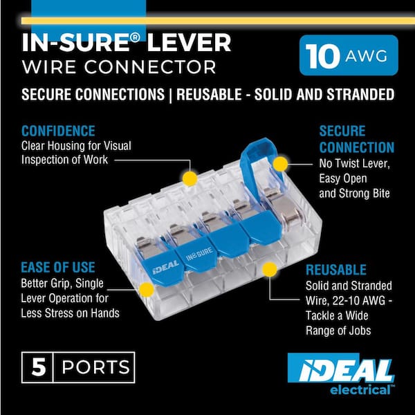 Push-In Connector - Wire Connectors & Wire Terminals - The Home Depot