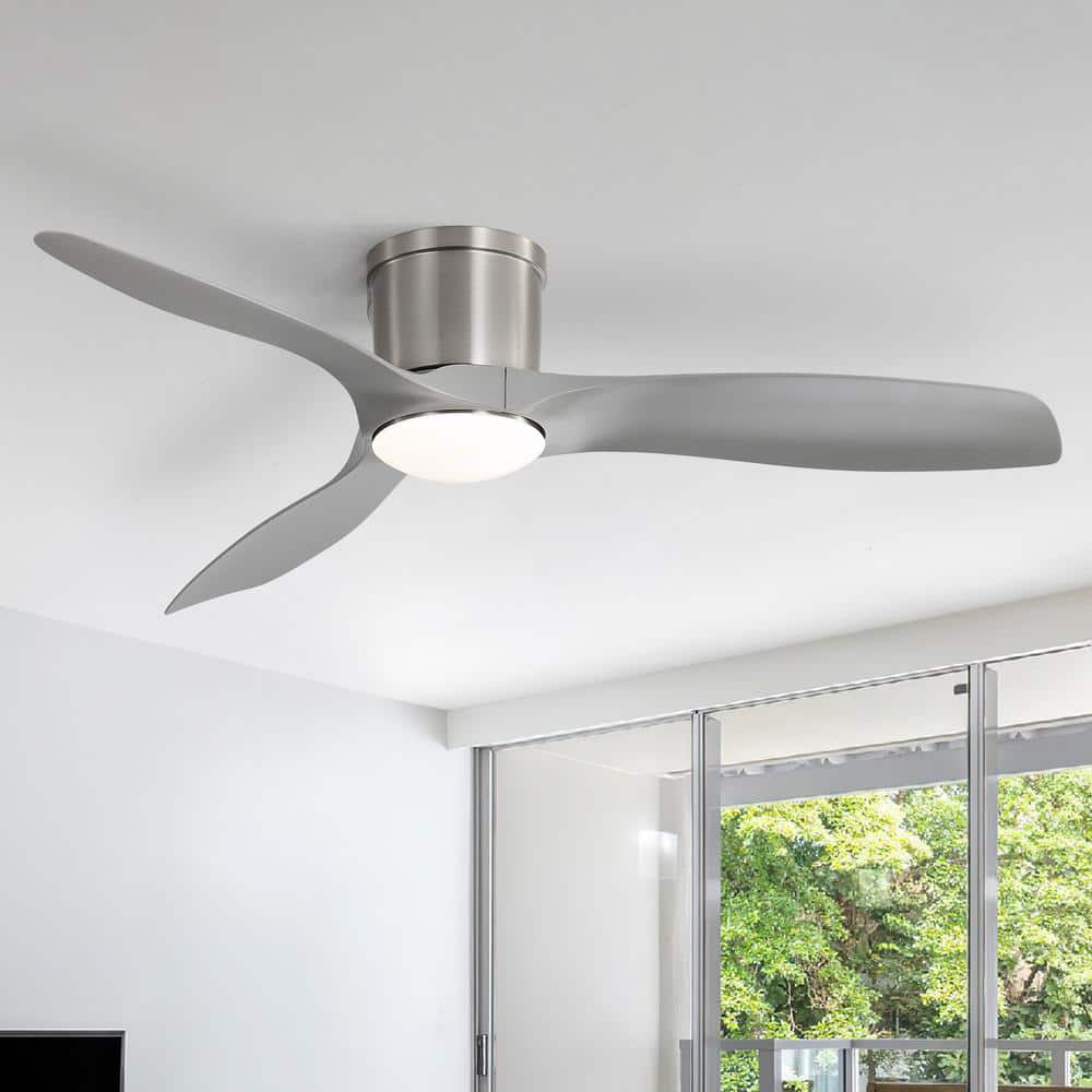 Reviews for Sofucor 52 in. Indoor/Outdoor Nickel Flush Mount Ceiling ...