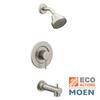 MOEN Align Single-Handle Posi-Temp Eco-Performance Tub and Shower Faucet Trim Kit in Brushed ...
