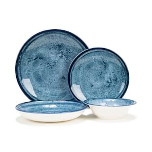 French Home, Water's Edge, Porcelain 12-Piece Dinnerware Set FHD2 - The ...