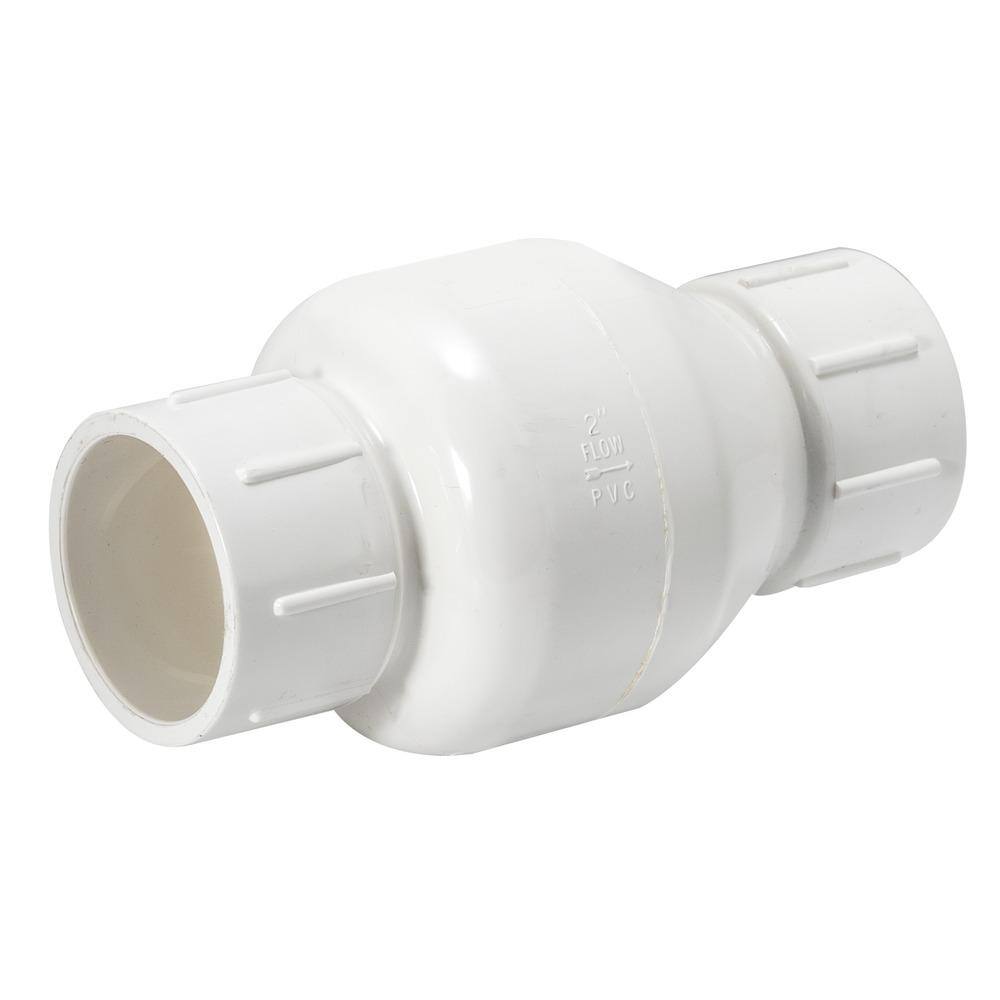 EZ-FLO 2 in. PVC Solvent In-Line Check Valve 20457 - The Home Depot