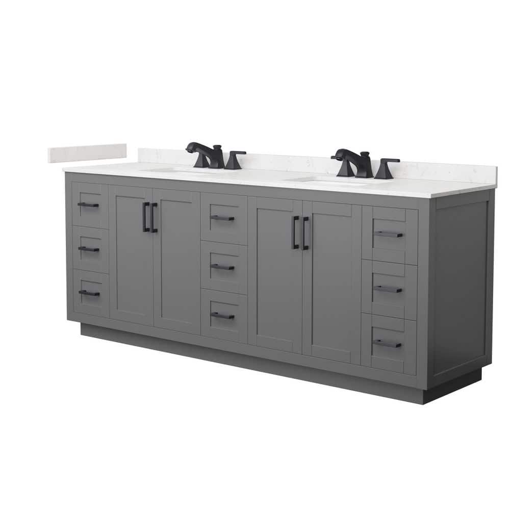 Reviews for Wyndham Collection Miranda 84 in. Double Freestanding Dark ...
