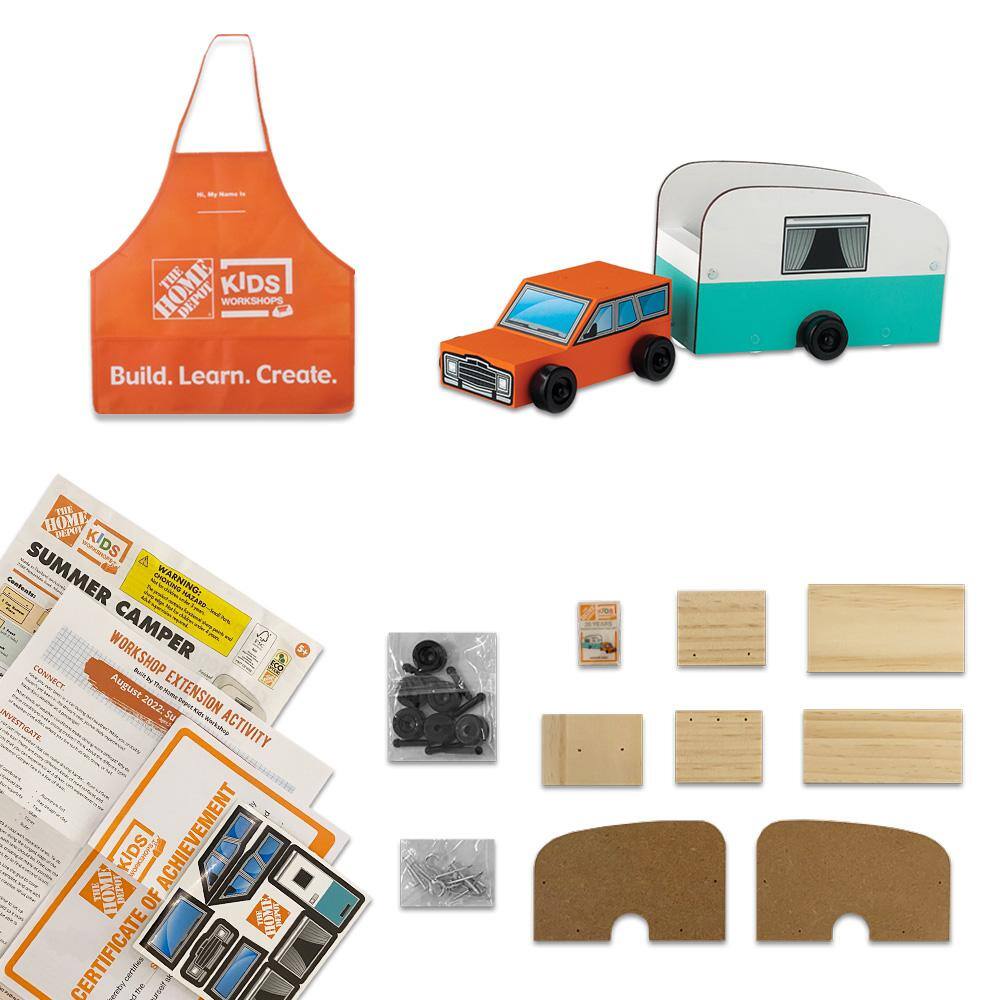 KIDS WORKSHOPS Summer Camper Kit Pack 91159-2 - The Home Depot