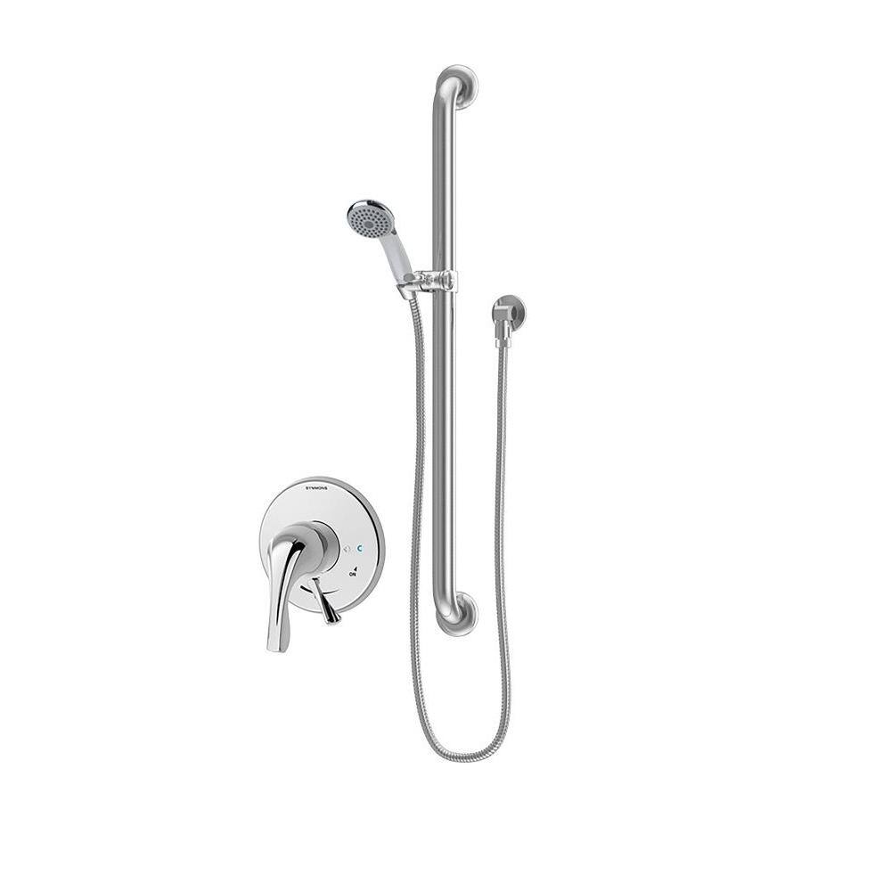 Symmons Origins Temptrol 1-Spray Handshower in Chrome (Valve Included ...