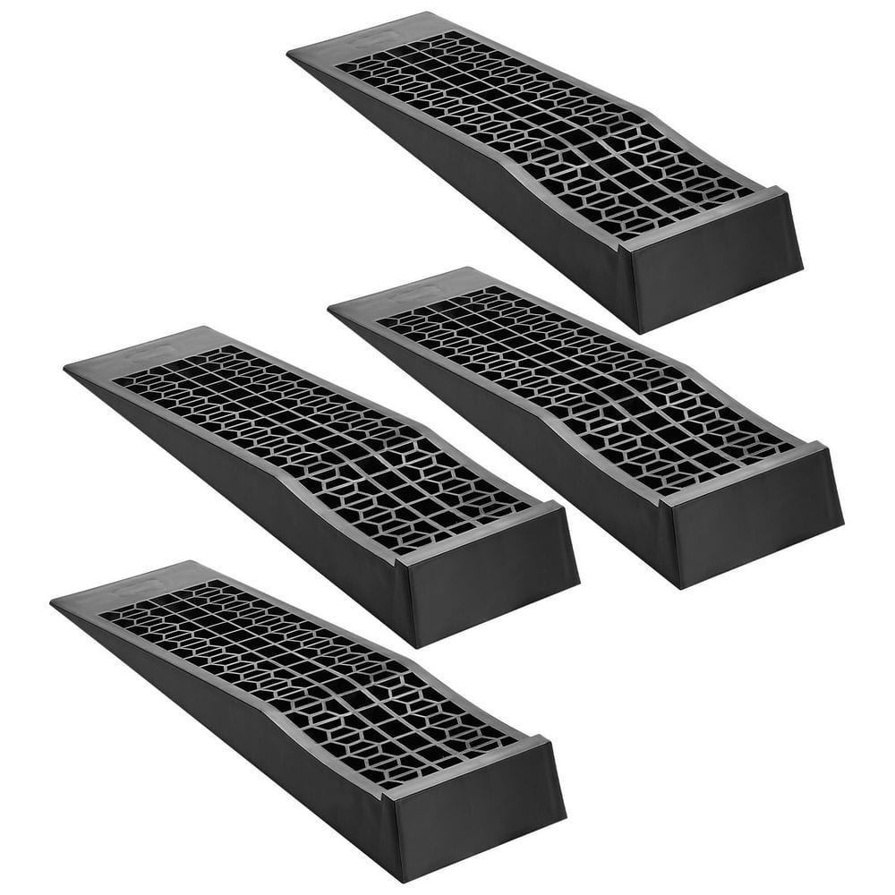 SKYSHALO Car Ramps, 20000 lbs. 2.56 in. Lift Height, Portable Low ...