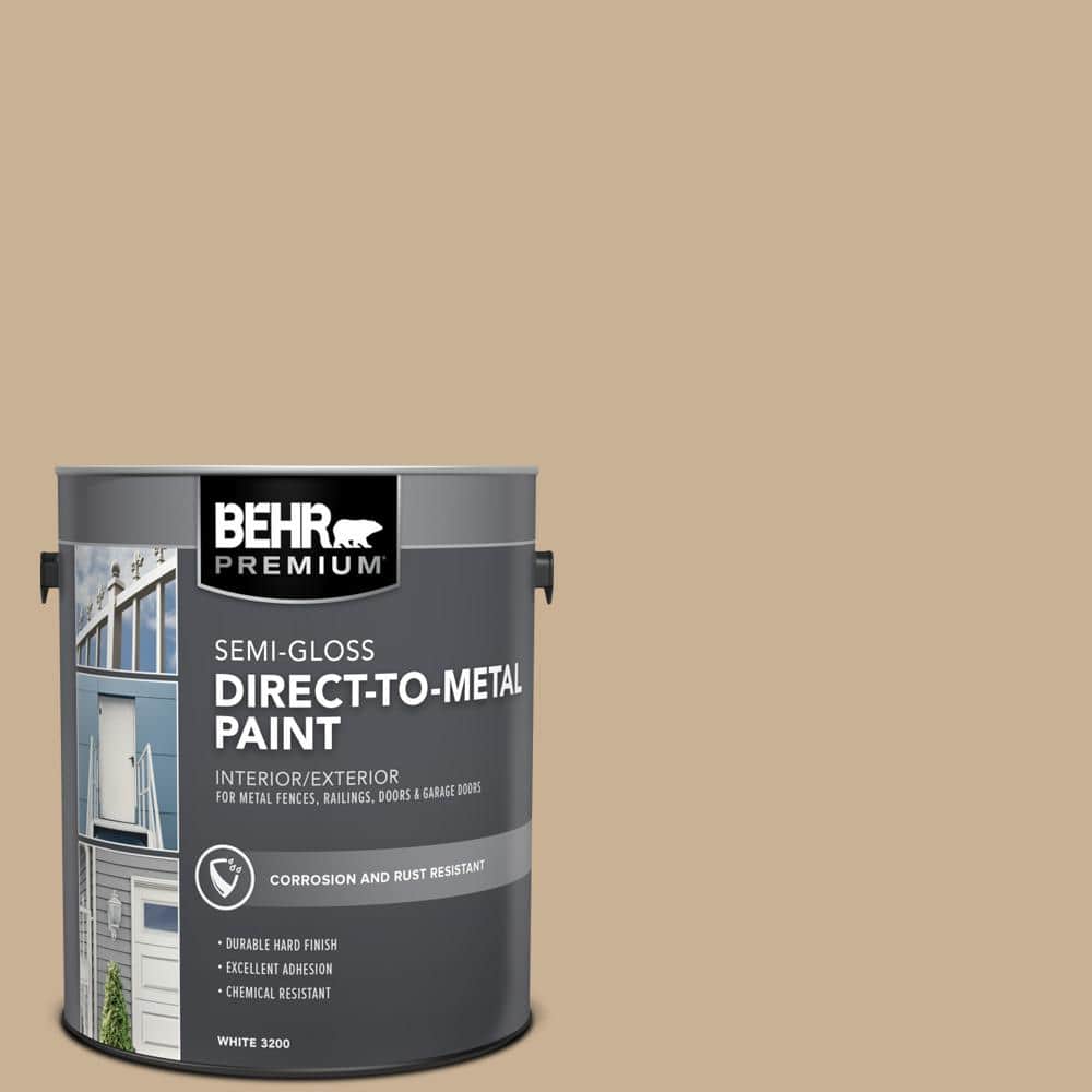 BEHR PREMIUM 1 gal. #MQ2-46 Basswood Semi-Gloss Direct to Metal ...