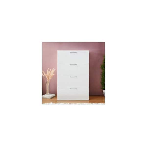 Reviews for HOME IMPORTS EMPORIUM White 4 Drawers 20.7 In. Chest of ...