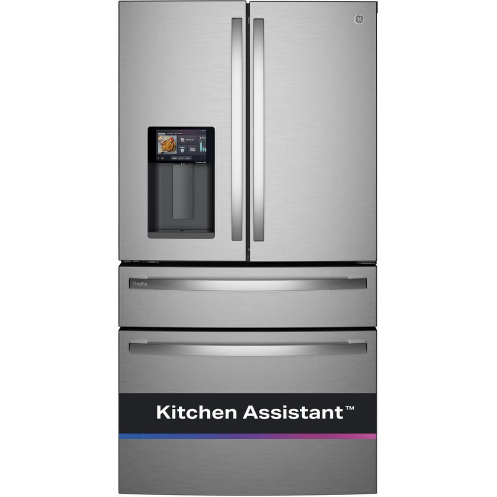 GE Profile 22.4 Cu. Ft. Smart Counter-Depth 4-Door French-Door ...