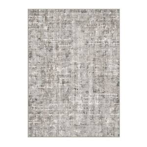 HaiiMeid Clouds 9 ft. x 12 ft. Beige Washable Modern Abstract Area Rug ...