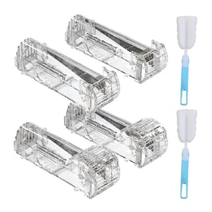 Misopily 19.69 in. Rolling Ramp Reusable Mouse Cage Trap with ...