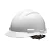 Bullard White 4-Point Pinlock Suspension Cap Style Hard Hat HH61WHY ...