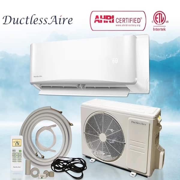 DuctlessAire 24000 BTU 2-Ton 21 SEER2 230v Wi-Fi Enabled Mini Split ...