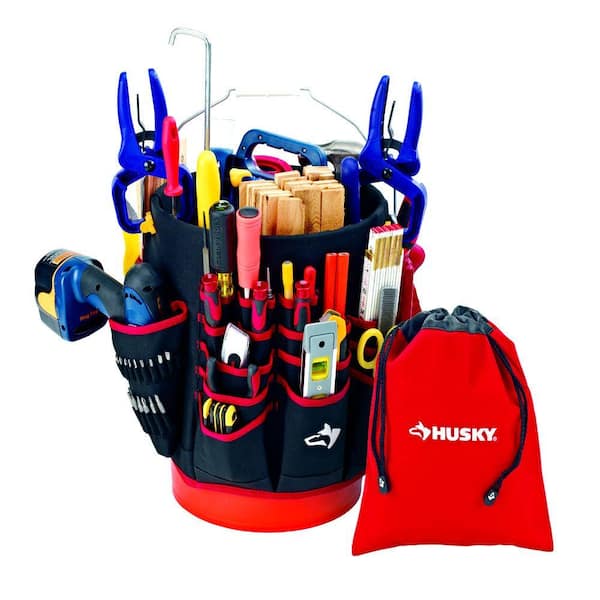 Husky Bucket Jockey and Drawstring Bag Combo 82072N13 - The Home Depot