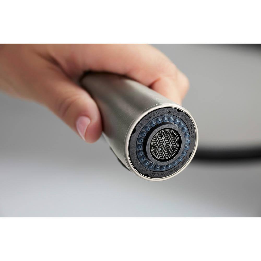 KOHLER Simplice Single-Handle Pull-Down Sprayer Kitchen Faucet with ...