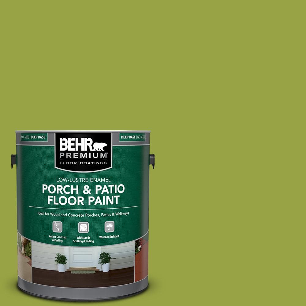 BEHR PREMIUM 1 gal. #P360-6 Fresh Apple Low-Lustre Enamel Interior ...