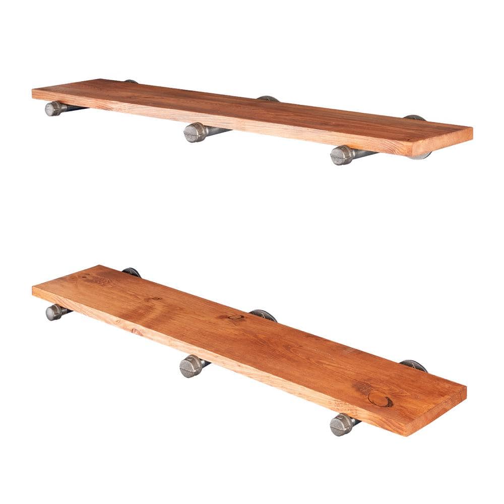 PIPE DECOR 36 in. x 7.5 in. x 6.75 in. Sunset Cedar Restore Wood ...