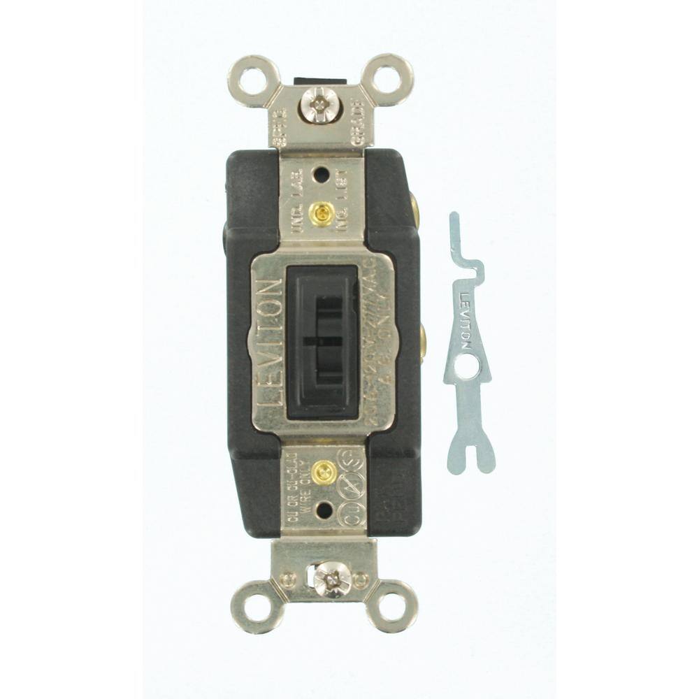 Leviton 20 Amp Industrial Grade Heavy Duty Single-Pole Double-Throw ...