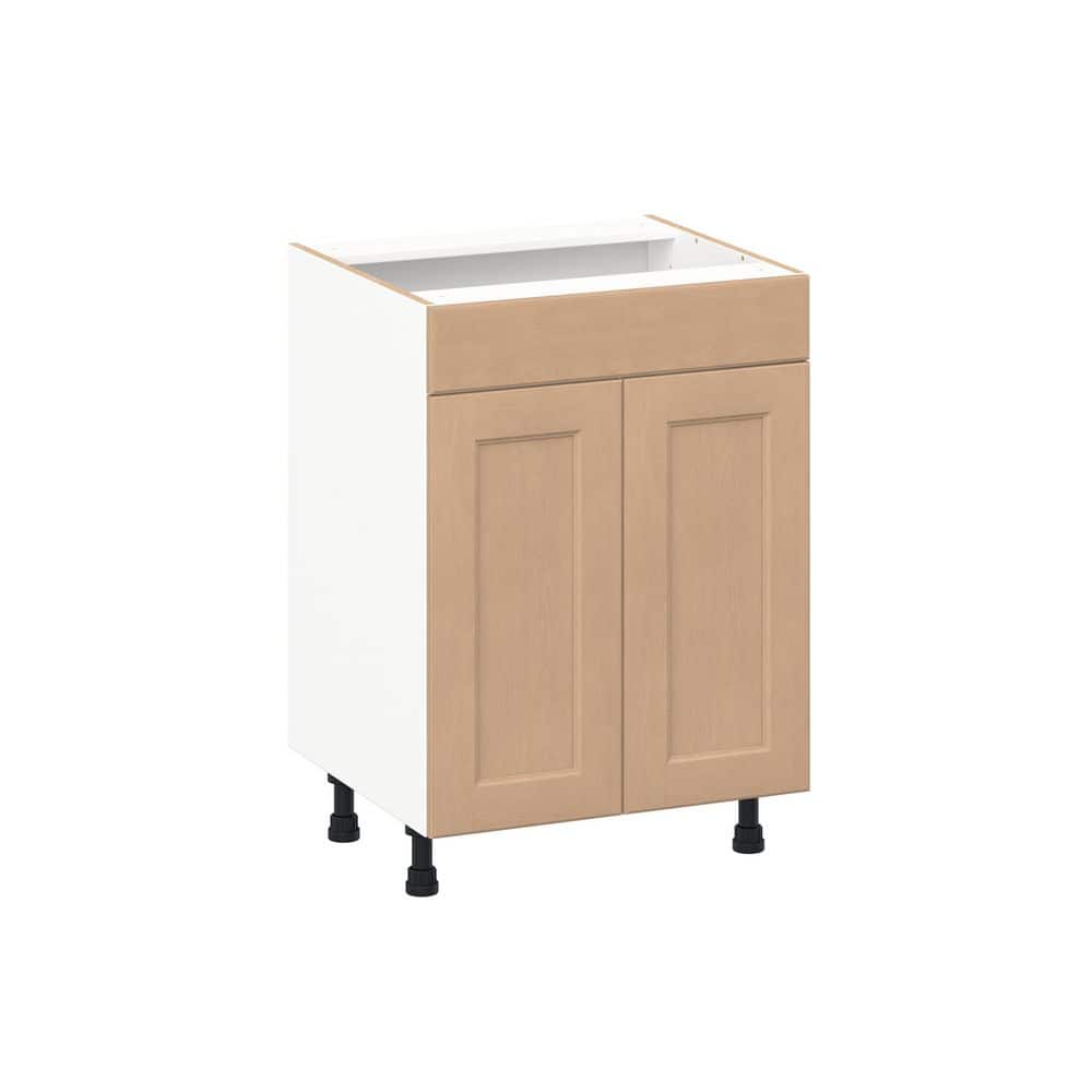 J COLLECTION Lakewood Sugar Cookie Shaker Assembled Vanity Sink Base ...