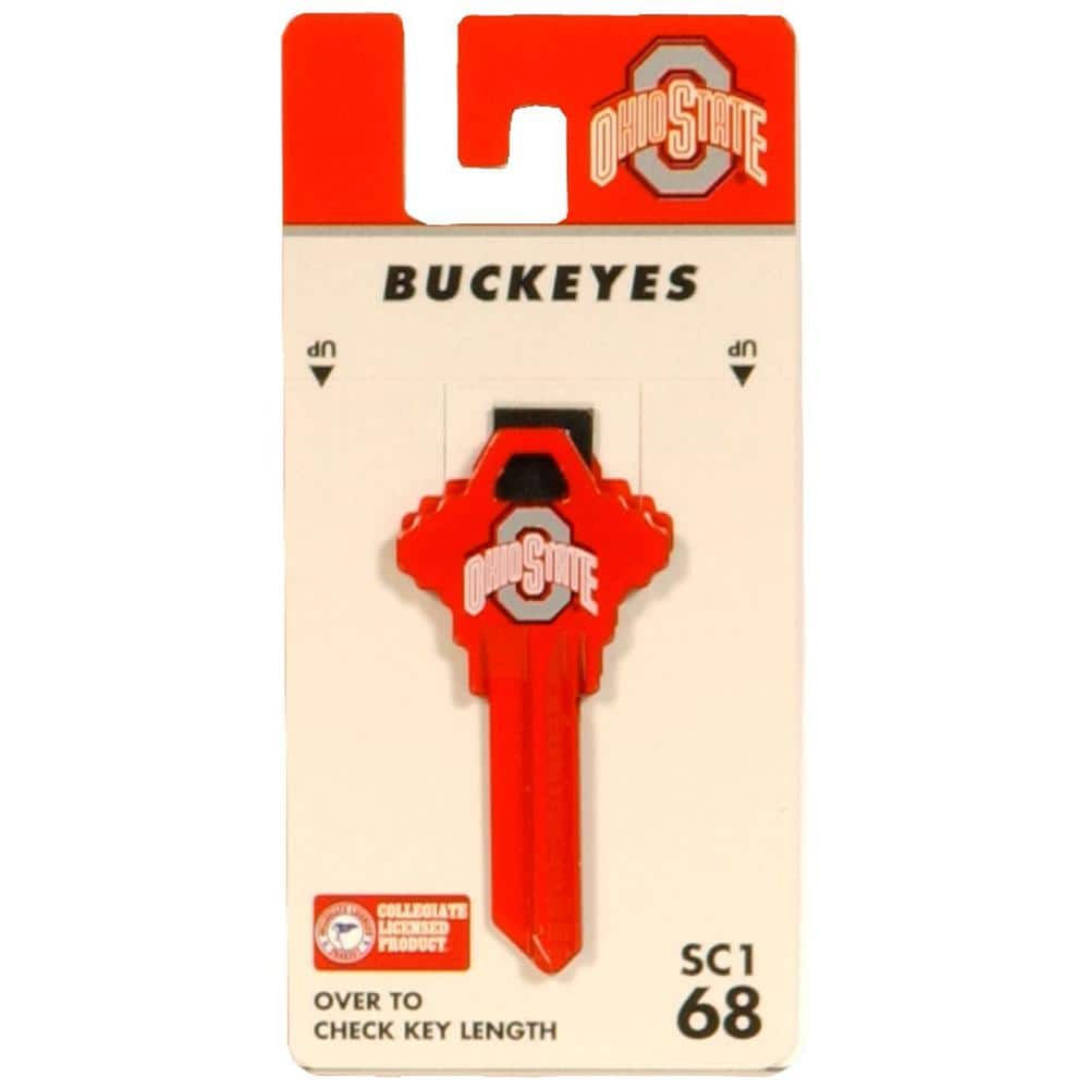 Hillman #68 NCAA Ohio State Buckeyes Key Blank 89978 - The Home Depot