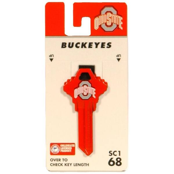 Hillman #68 NCAA Ohio State Buckeyes Key Blank 89978 - The Home Depot