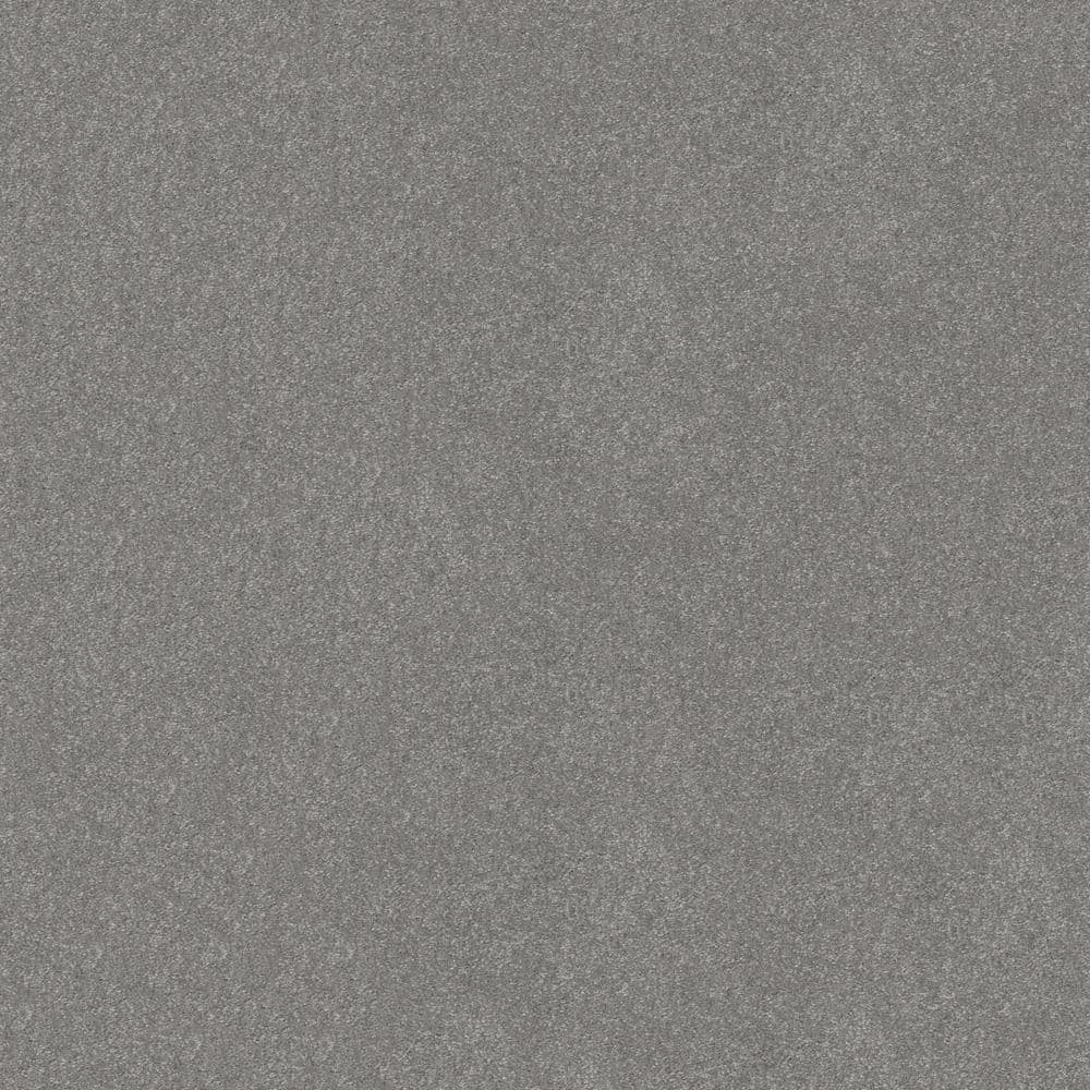 Lifeproof Blakely I - Tin-Gray 12 ft. 37 oz. Polyester Texture ...