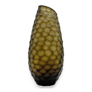 castellousa Brown 5 in. Sandblaste Bud Glass Vase CB-AG12-VS-6.7-BRWN ...