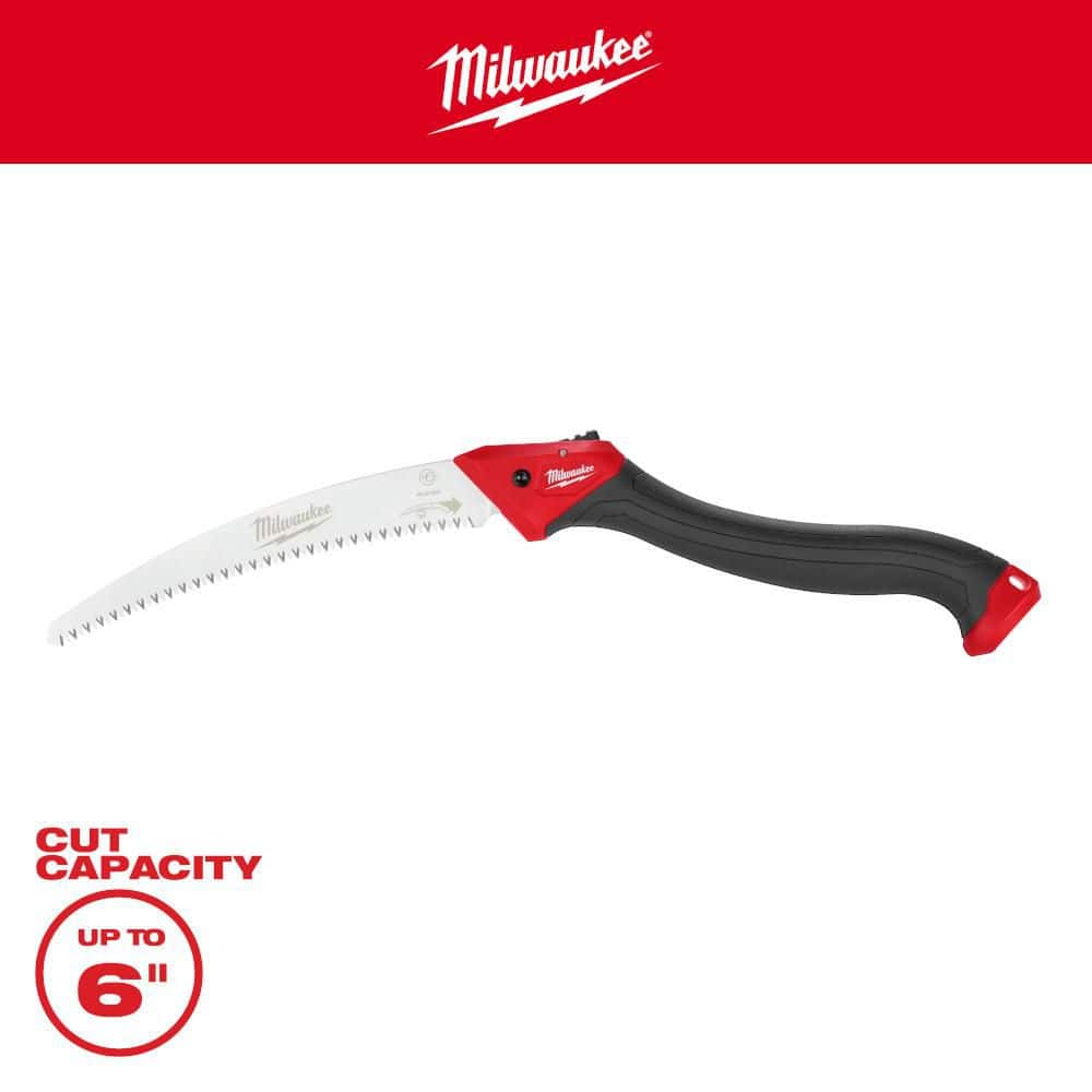 Milwaukee 10 in. High Carbon Steel Blade Pruning Saw with Secondary ...