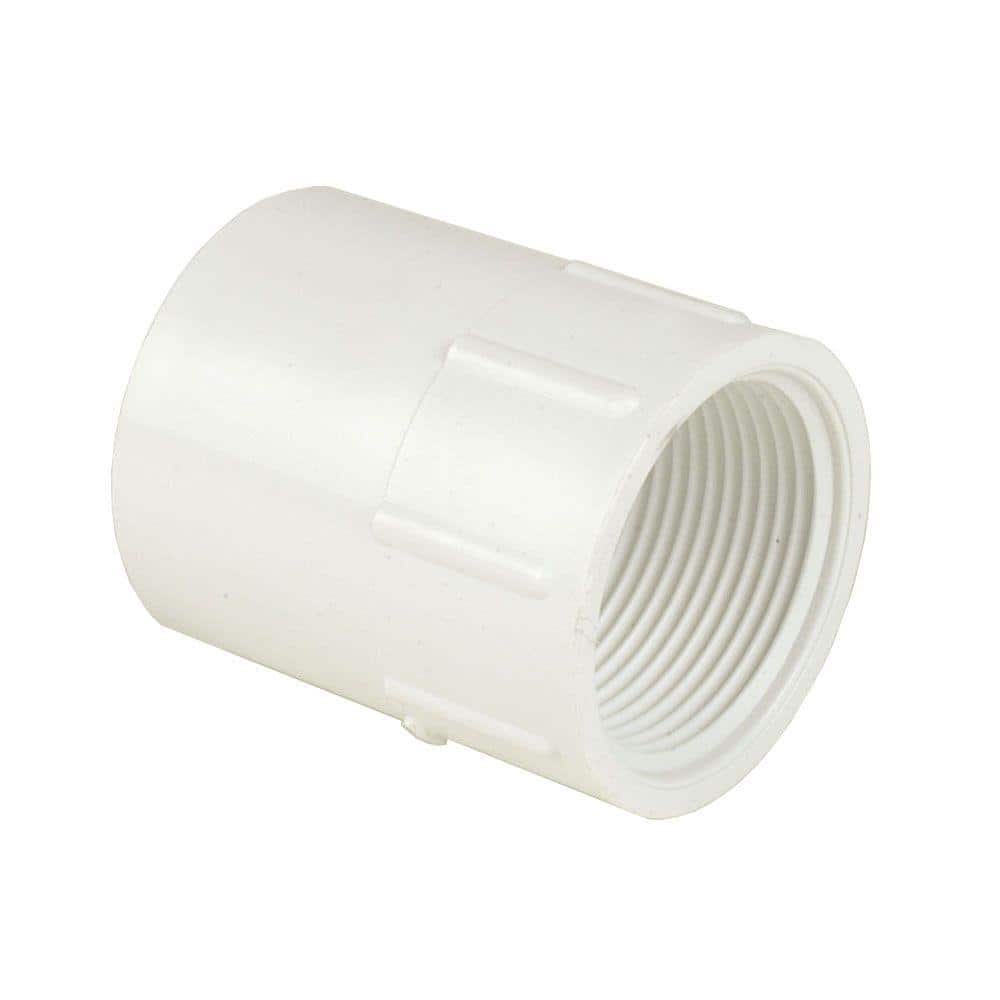 DURA 4 in. Schedule 40 PVC Female Adapter SxFPT 435-040 - The Home Depot