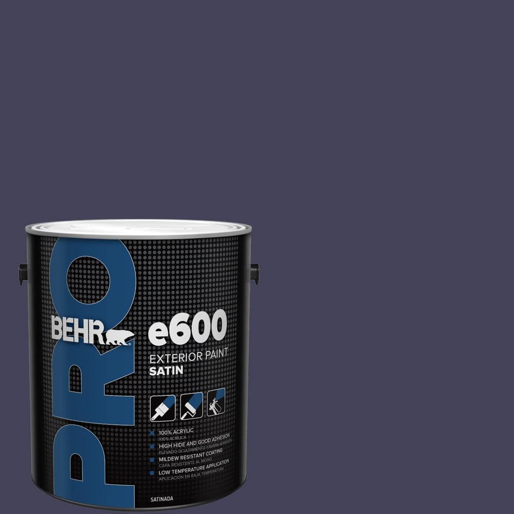 BEHR PRO 1 gal. #PPU16-20 Renaissance Satin Exterior Paint PR64301 ...