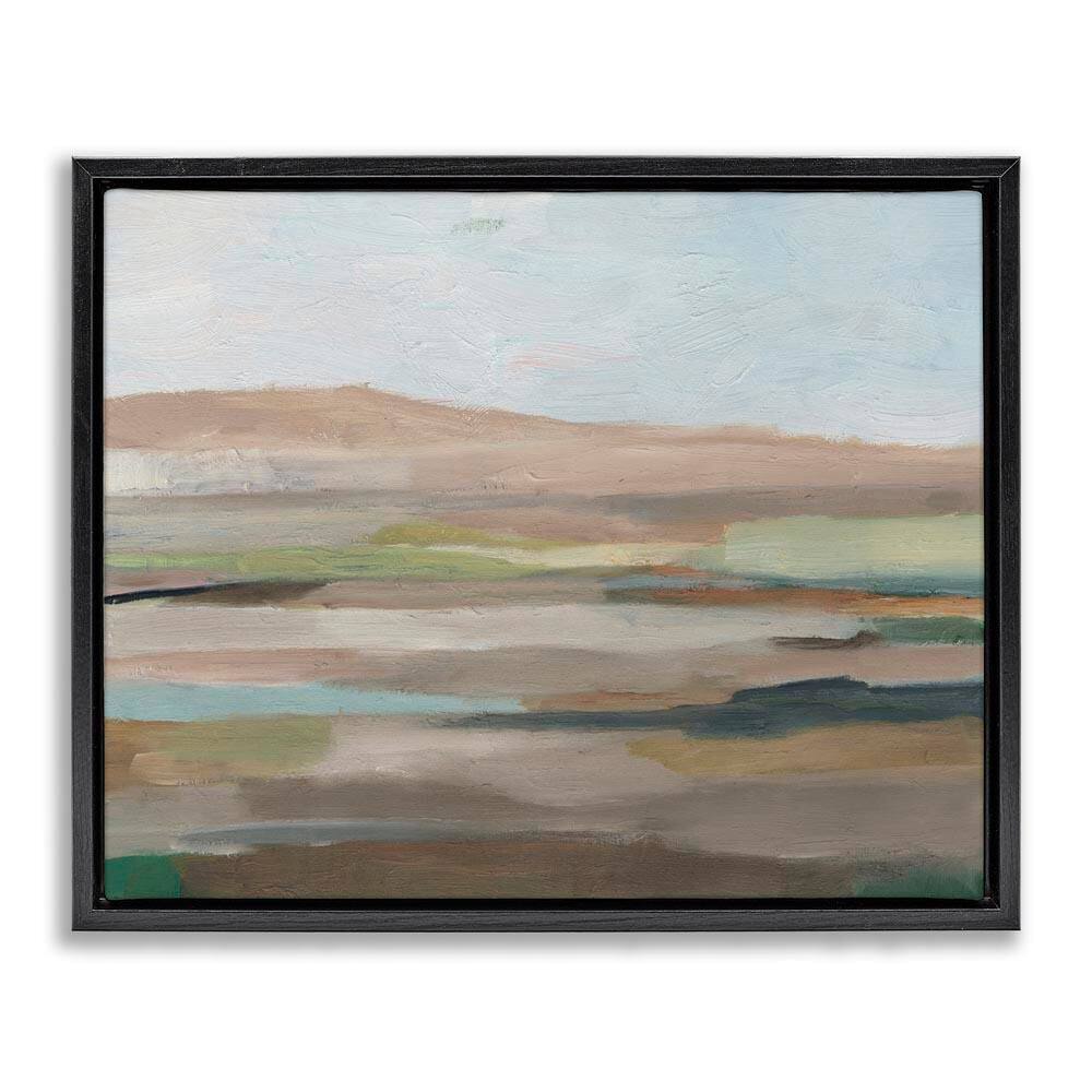 Stupell Industries Scenic Desert Landscape by Ethan Harper Black ...