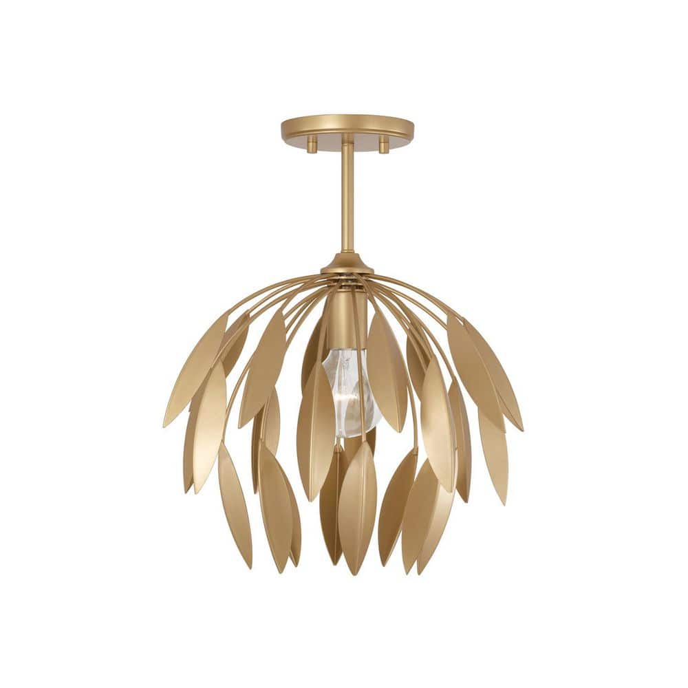 Capital Lighting Fixture Company Margeaux 100-Watt 1-Light Buffed Gold ...