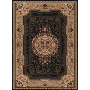 Concord Global Trading Ankara Mahal Black 5 ft. x 7 ft. Area Rug 65535 ...