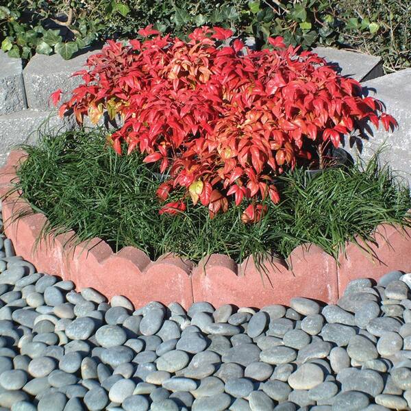 Pavestone 12 In X 2 In X 5 25 In River Red Curved Concrete Edger Pavestone 12 In X 2 In X 5 25 In River Red Curved Concrete Edger