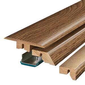 Lawrence Chestnut 0.75 in. T x 2.37 in. W x 78.7 in. L Laminate 4-in-1 ...