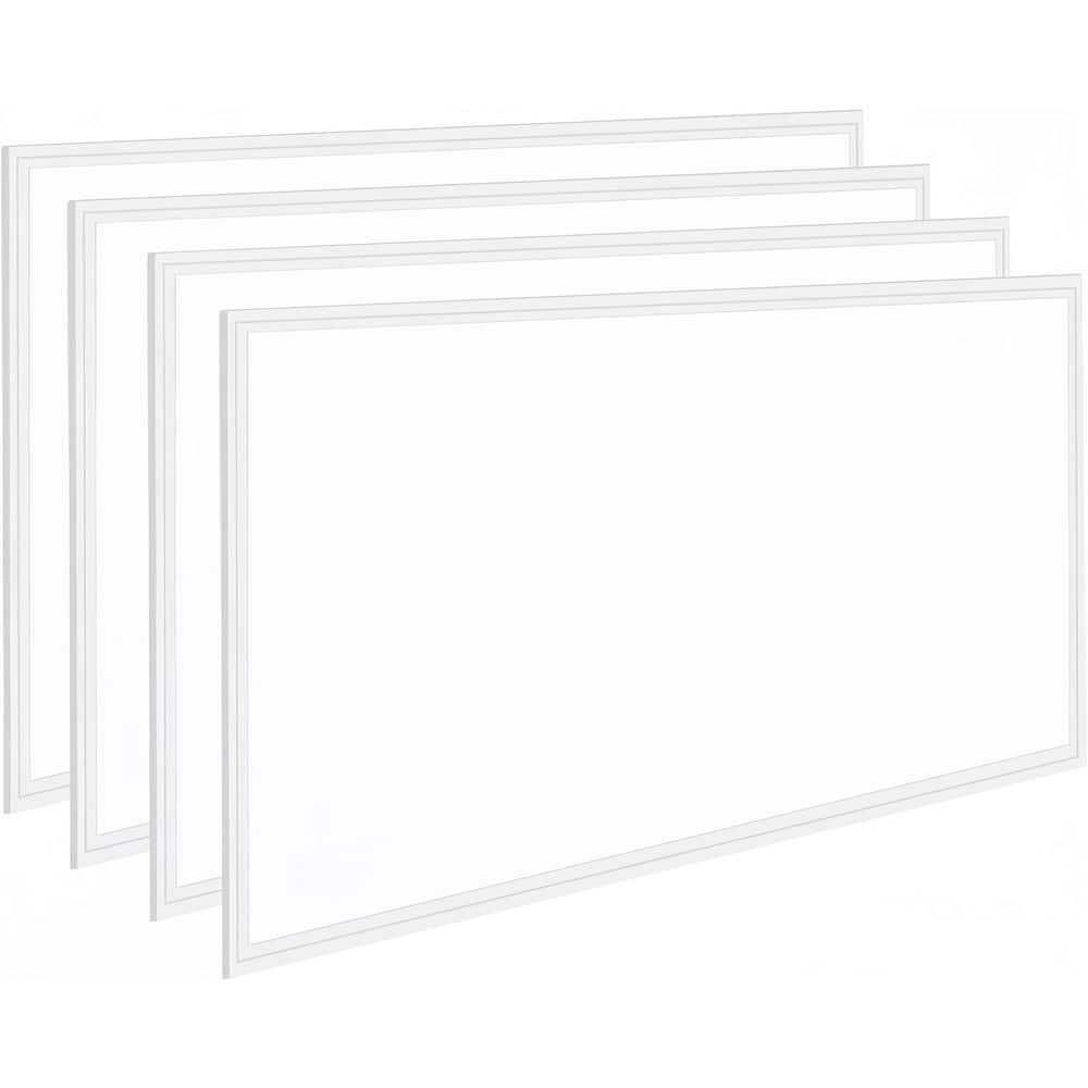 KOAOEIRS 2 ft. x 4 ft. 7800 Lumens Integrated LED Panel Light 5000K 2 x ...