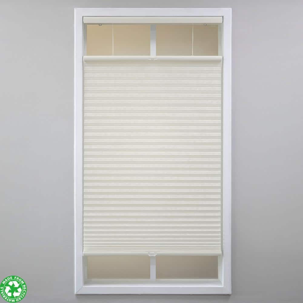 Eclipse Ivory Cordless Light Filtering Polyester Top Down Bottom Up ...