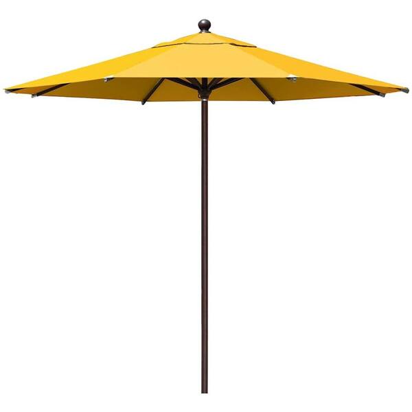 eliteShade 9 ft. Aluminum Market Patio Umbrella with Push Button ...