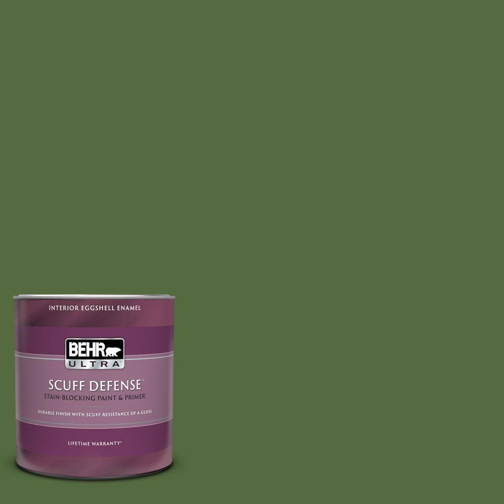 BEHR ULTRA 1 qt. #410D-7 Mountain Forest Extra Durable Eggshell Enamel ...