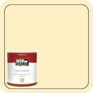 BEHR ULTRA 1 gal. #380A-2 Moonlit Yellow Extra Durable Eggshell Enamel ...