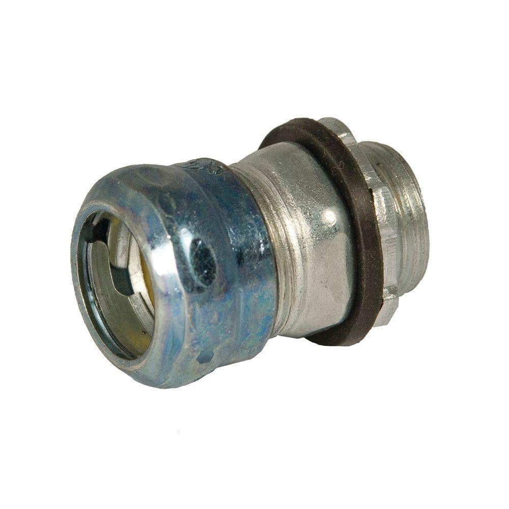 RACO 2 in. EMT Uninsulated Raintight Compression Connector 2908RT-2 ...