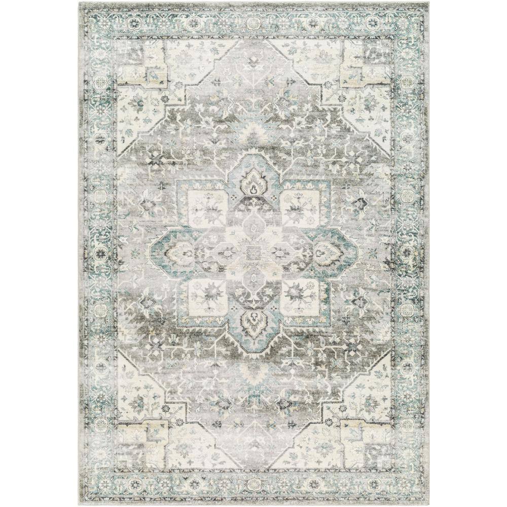 Livabliss Erin Gray Traditional 5 ft. x 8 ft. Indoor Area Rug ERN2319 ...