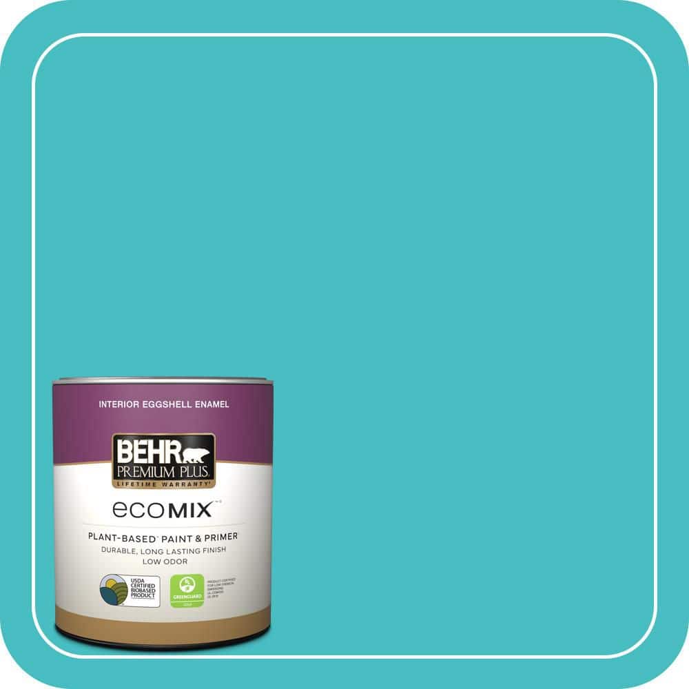 BEHR PREMIUM PLUS 1 qt. Home Decorators #HDC-WR14-6 North Wind Eggshell ...