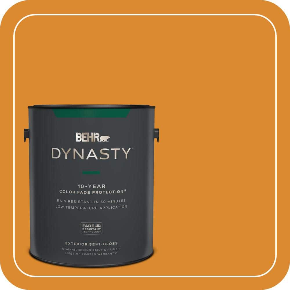 BEHR DYNASTY 1 gal. #280B-7 Status Bronze Semi-Gloss Exterior Stain ...