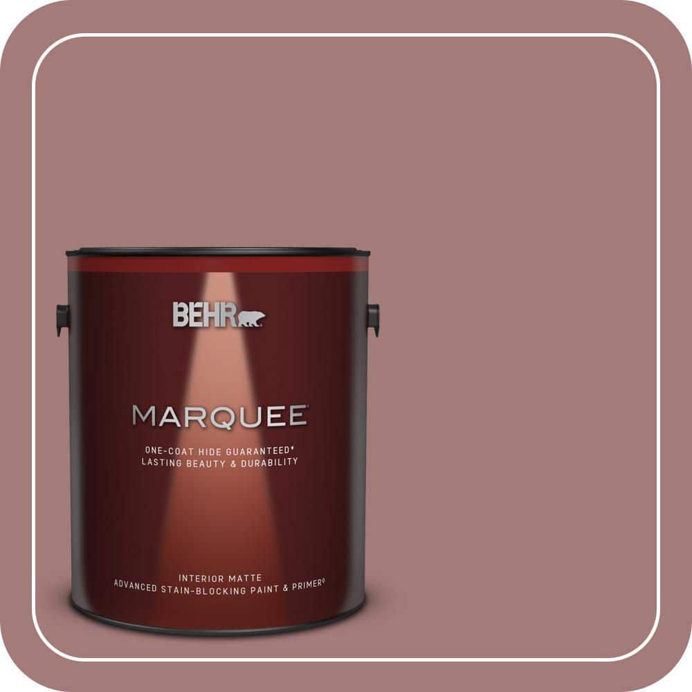 BEHR MARQUEE 1 gal. #ICC-108 Brandied Apple Matte Interior Paint ...
