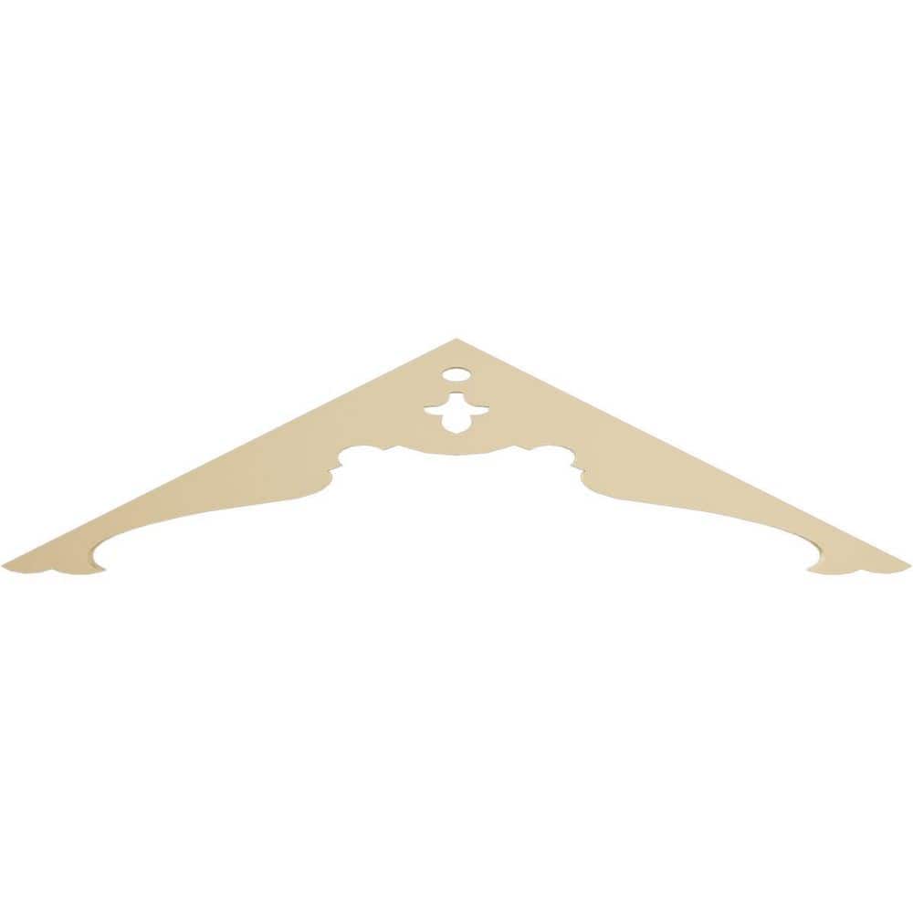 Ekena Millwork 48 in. W x 12 in. H x 1 1/2 in. P (6/12) Pitch Heath ...